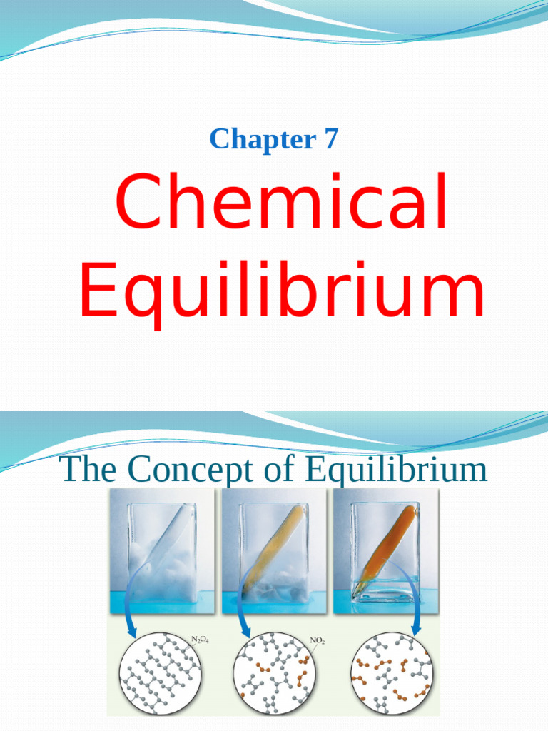 7 Chemical Equilibrium | PDF | Chemical Equilibrium | Solubility
