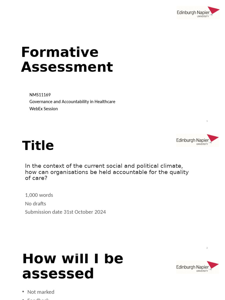 Formative Assessment - Context and Socio-political Discussion - Slide Prsentation 2 | PDF