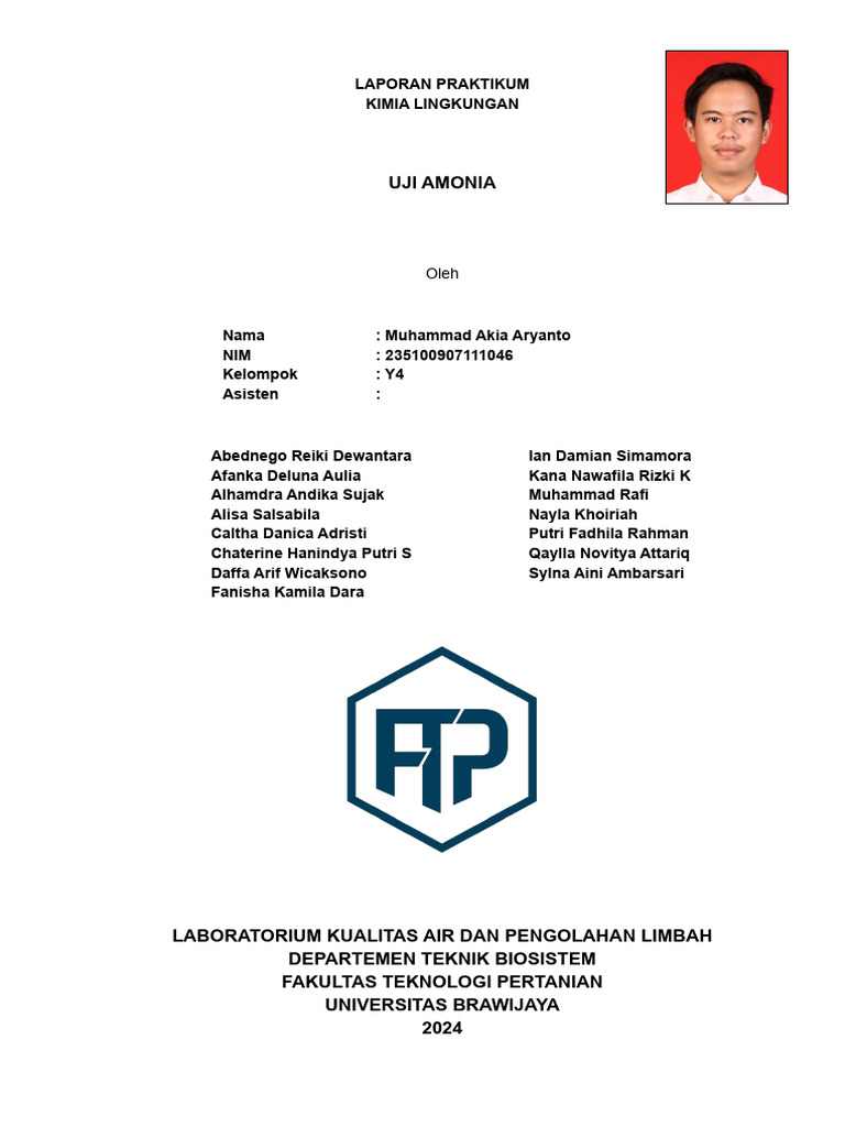 Uji Amonia_Y4 | PDF
