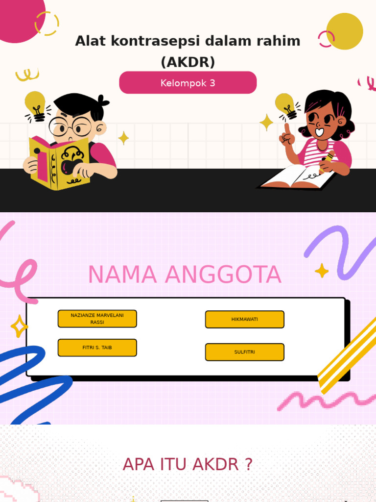 PPT Alat Kontrasepsi Dalam Rahim (AKDR) | PDF