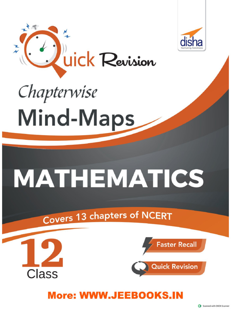 Quick Revision Mindmaps Class 12 Mathematics | PDF