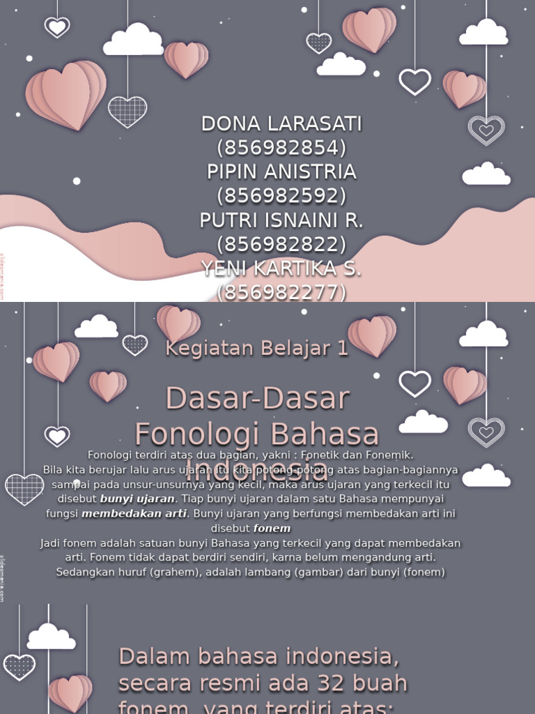 Presentasi Materi Dan Pembelajaran Bahasa Indonesia SD | PDF