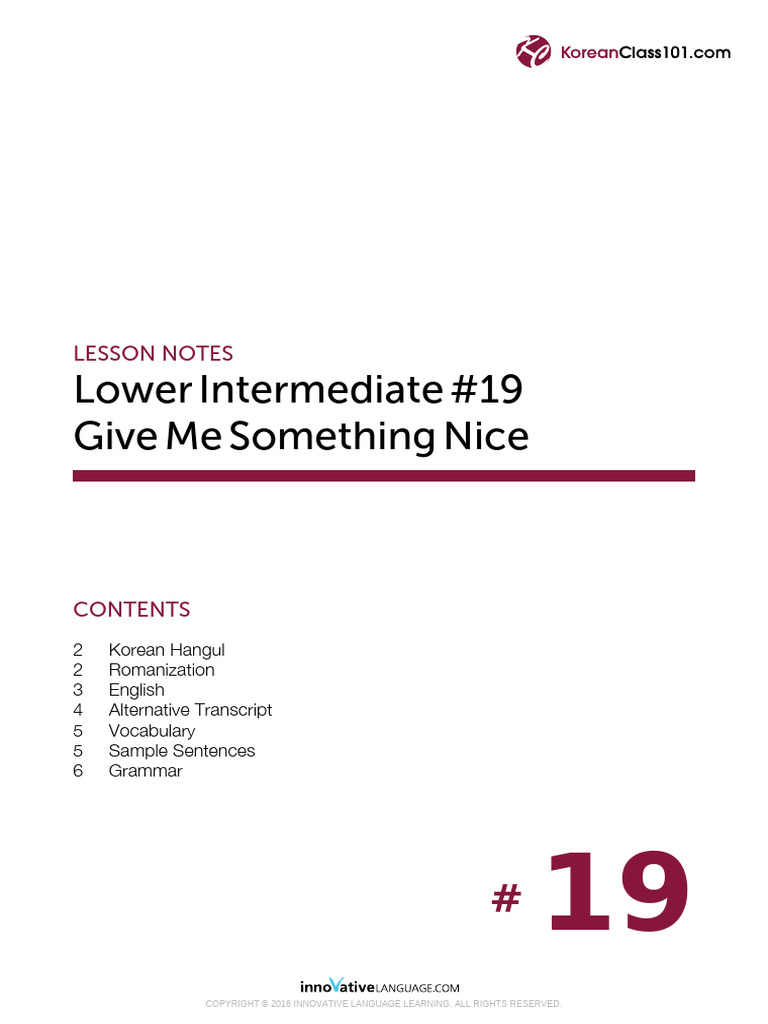 Level3 Lesson20 | PDF