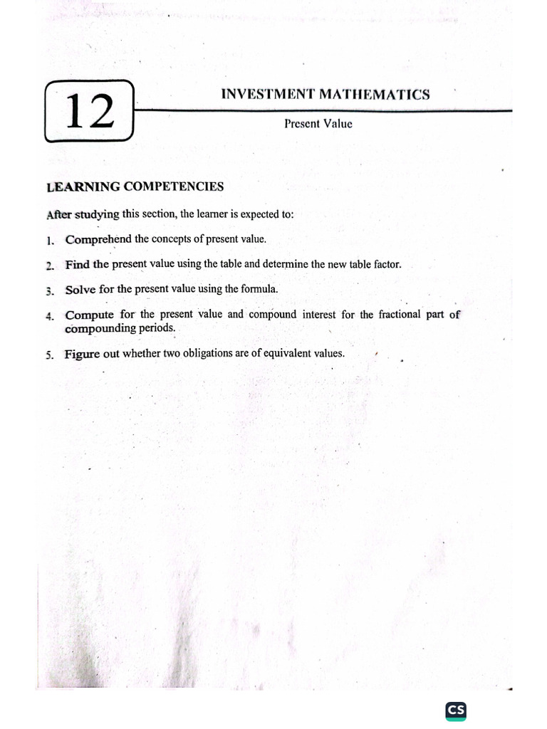 MMW Chapter 12 | PDF