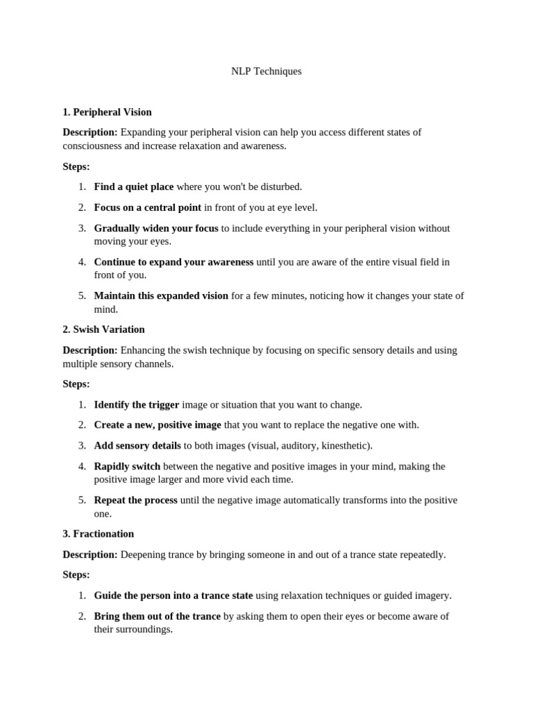 NLP Techniques | PDF | Experience | Perception