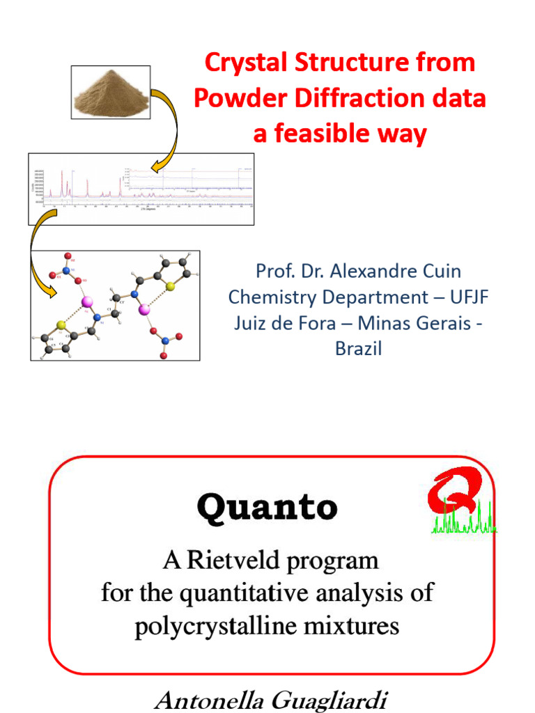 Powder Diffraction Course Phase Analysis | PDF | Materials | Phases Of ...