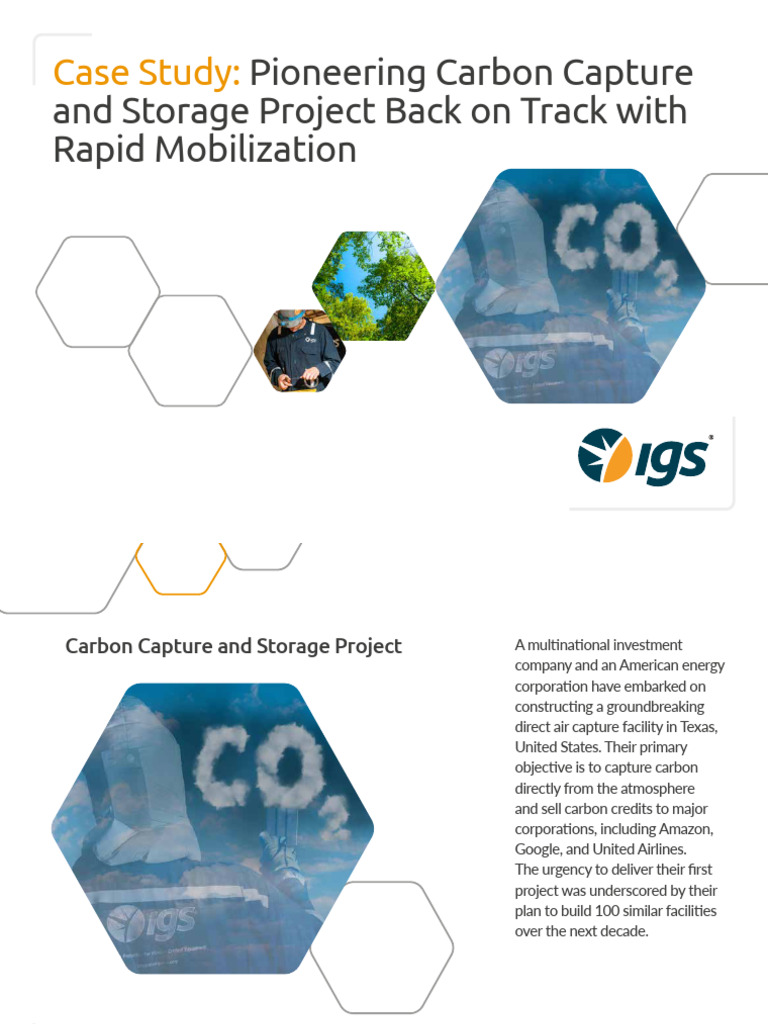 Carbon Capture Project Success Case Study | PDF | Carbon Capture And ...