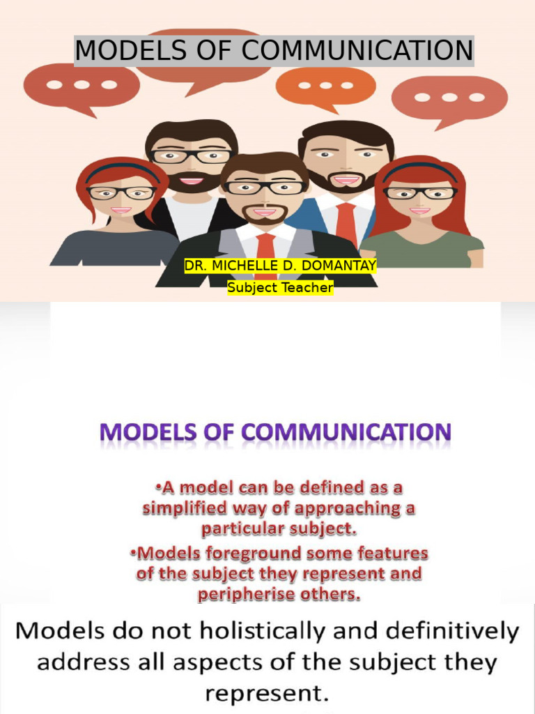 Models of Communication | PDF