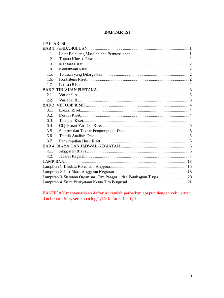 Ums-Template PKM RSH Tahun 2024 | PDF
