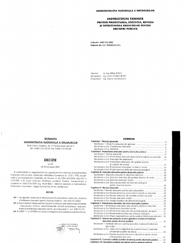 And 513-2002 Drenuri | PDF