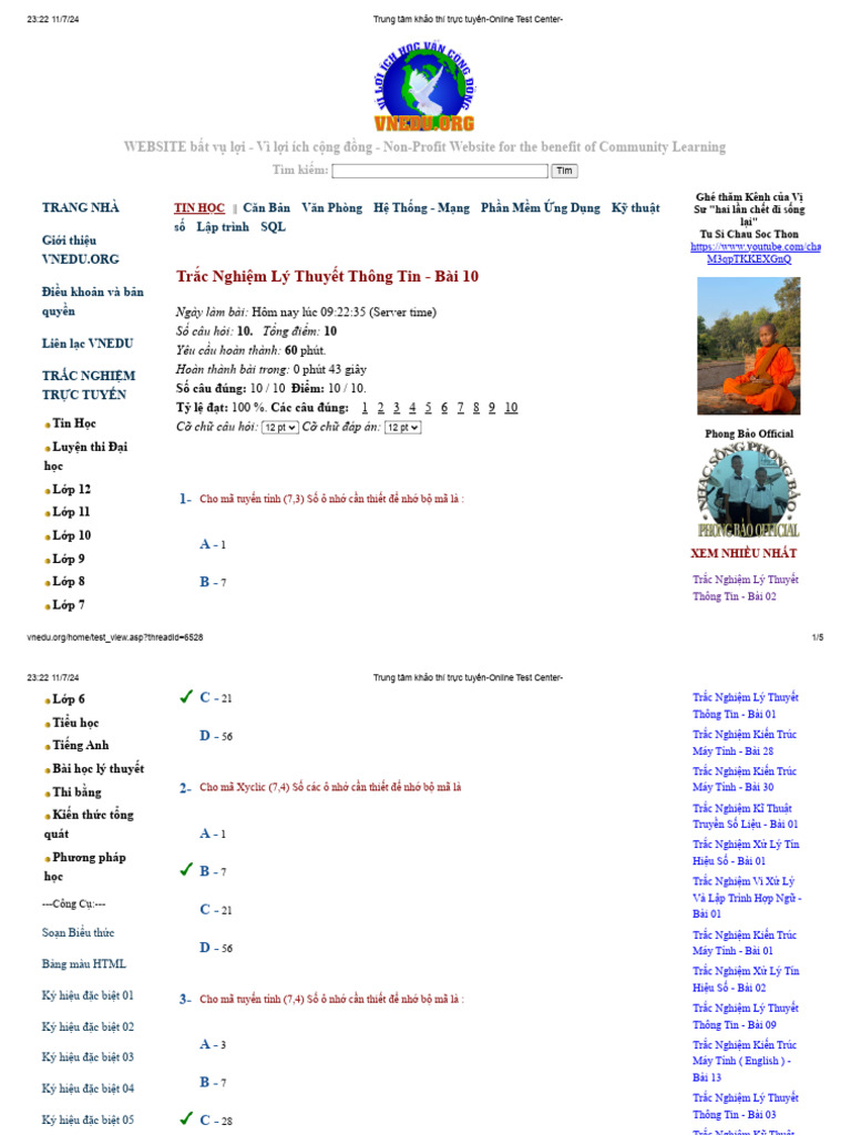 Chương 10 Lttt | PDF