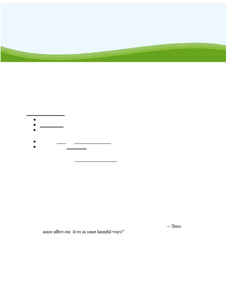 Class 6 Sample Question Paper - Term-I Examination | PDF | Verb | Noise