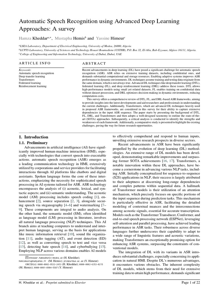2403.01255v2 | PDF | Speech Recognition | Deep Learning