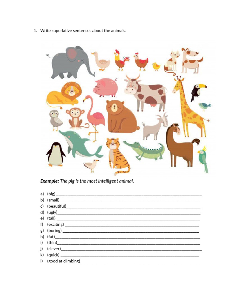 Superlative Animals kb4 | PDF