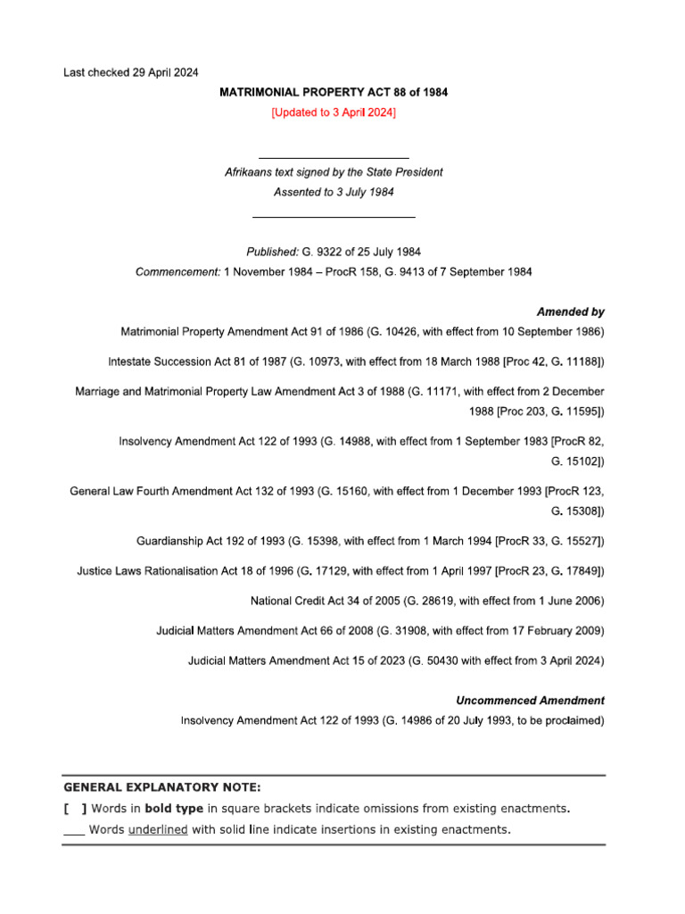 Matrimonial Property | PDF