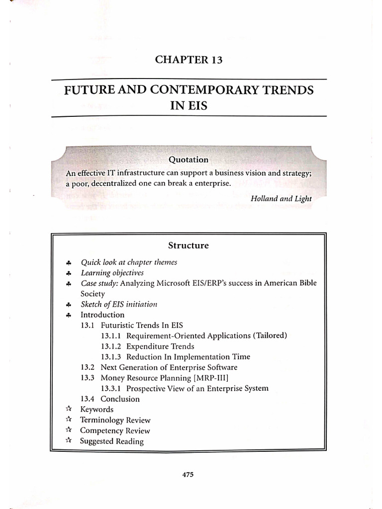 Chapter (13) Future and Contemporary Trends in Eis | PDF