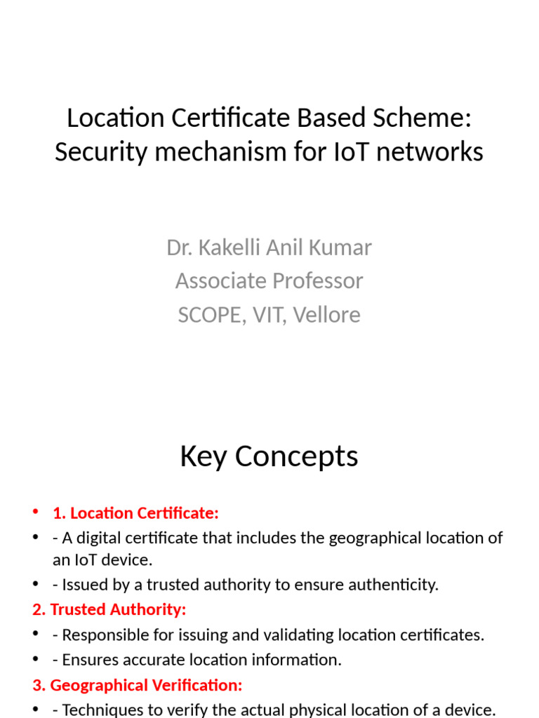 2b-Sequential Defense Scheme - Location Certificate Based Scheme | PDF ...