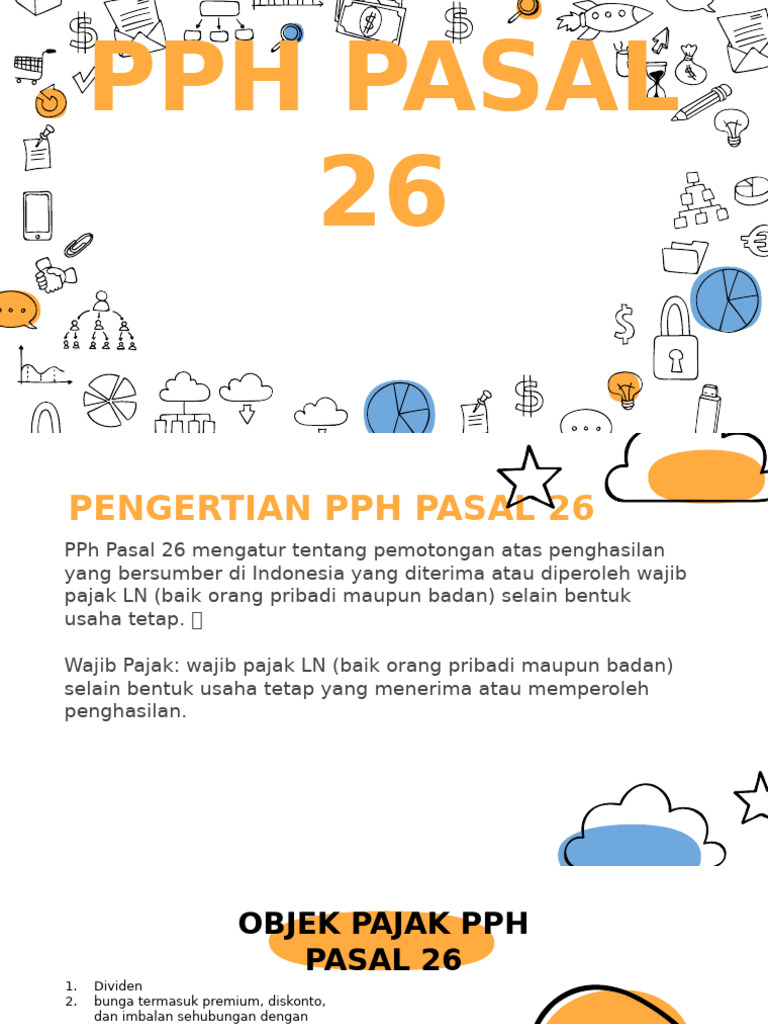 PPh Pasal 26: Pemotongan dan Tarif 20% | PDF
