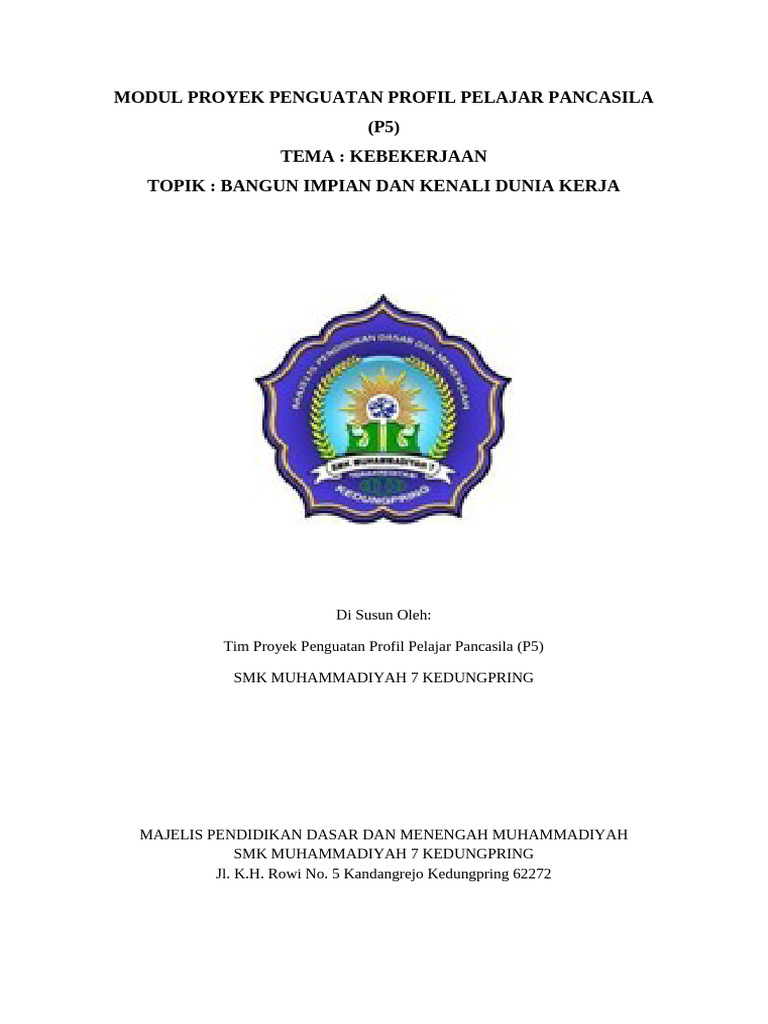 Modul P5: Bangun Impian & Dunia Kerja | PDF