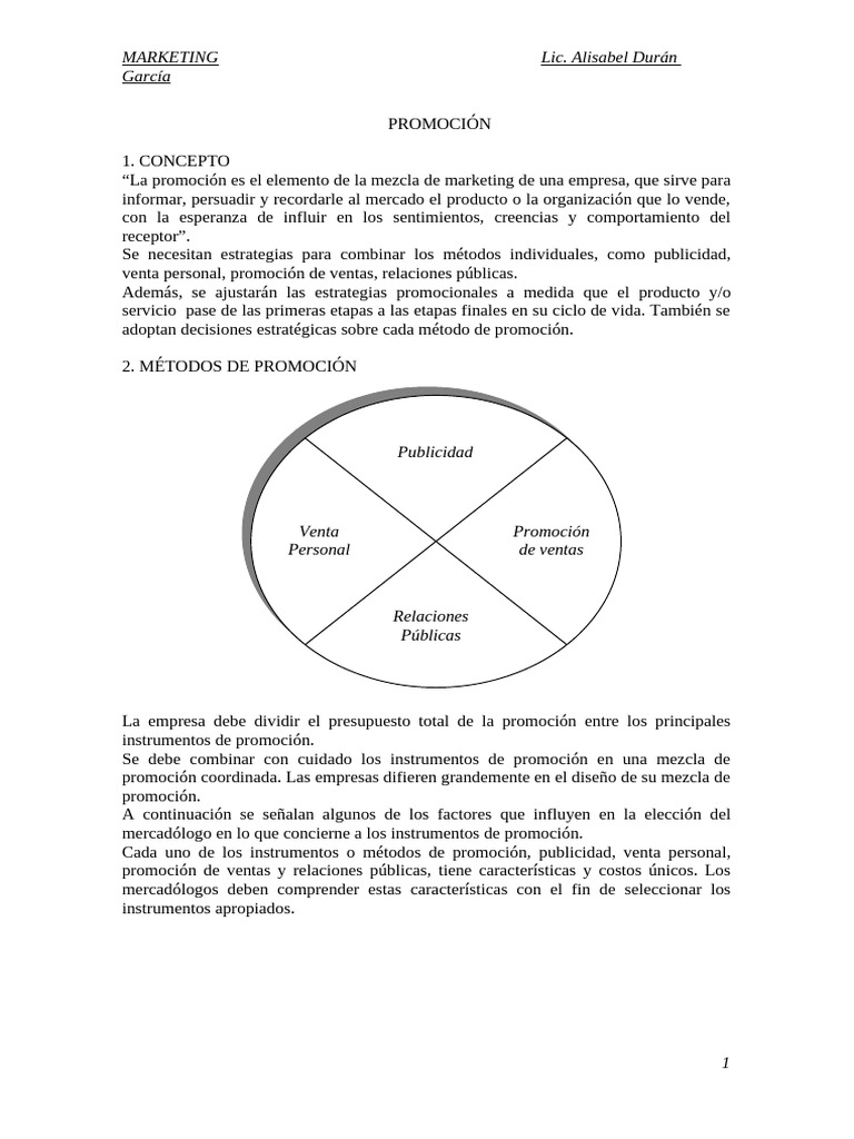 PROMOCIÓN | PDF | Color | Publicidad