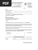 Examination Duty Exchange Request Form | PDF