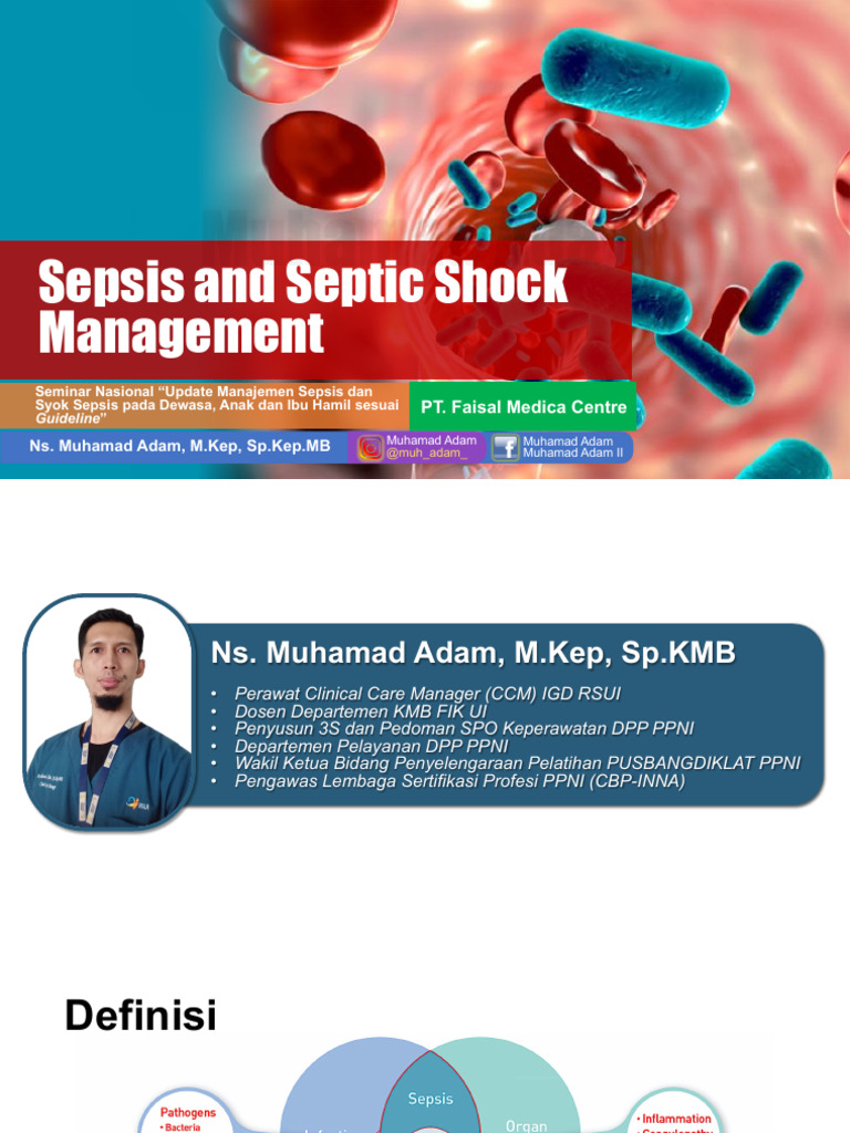 Manajemen Keperawatan Sepsis Dan Syok Sepsis - FMC - Adam | PDF
