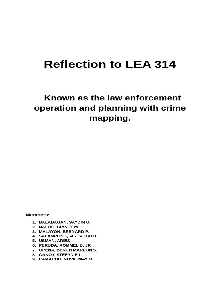Reflection to Lea 314 | PDF | Psychological Concepts | Social Psychology