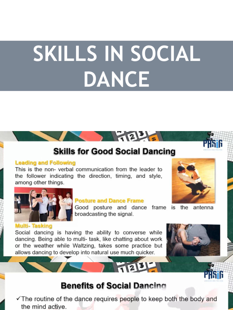 Week 14 Skills in Social Dancing | PDF