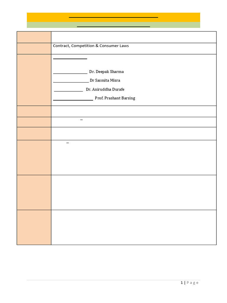 Contract Competition and Consumer Law | PDF | Corporate Social ...