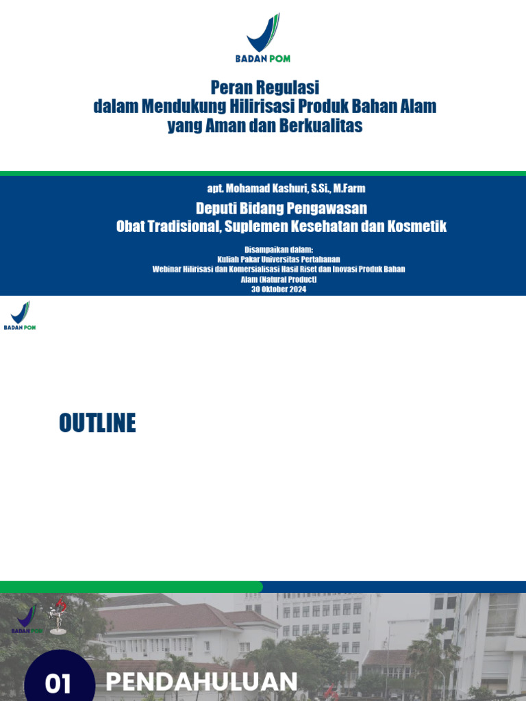 PPT UNHAN - Hilirisasi Dan Komersialisasi Hasil Riset Dan Inovasi Produk Bahan 301024_ed Salinan ...