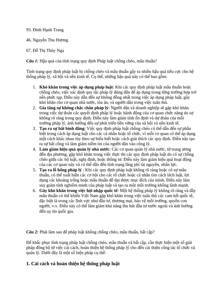 CT2 - Thảo Luận | PDF