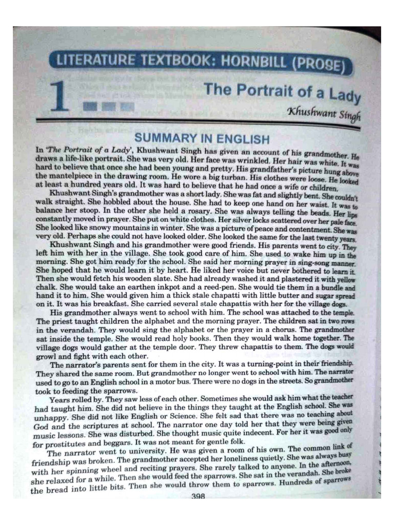 Potrait of The Lady | PDF