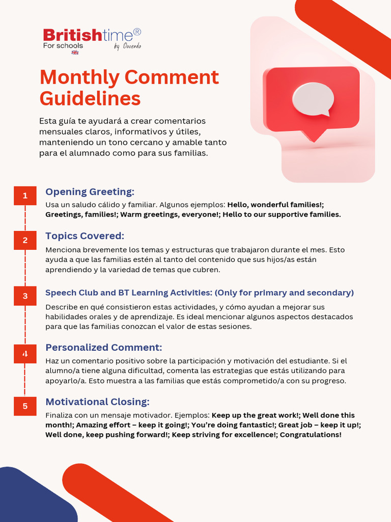 Guidelines Comments BT | PDF