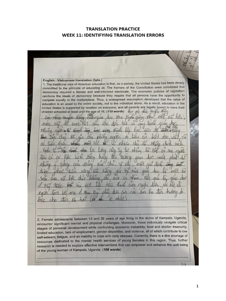 Translation Error Identifying 5 | PDF
