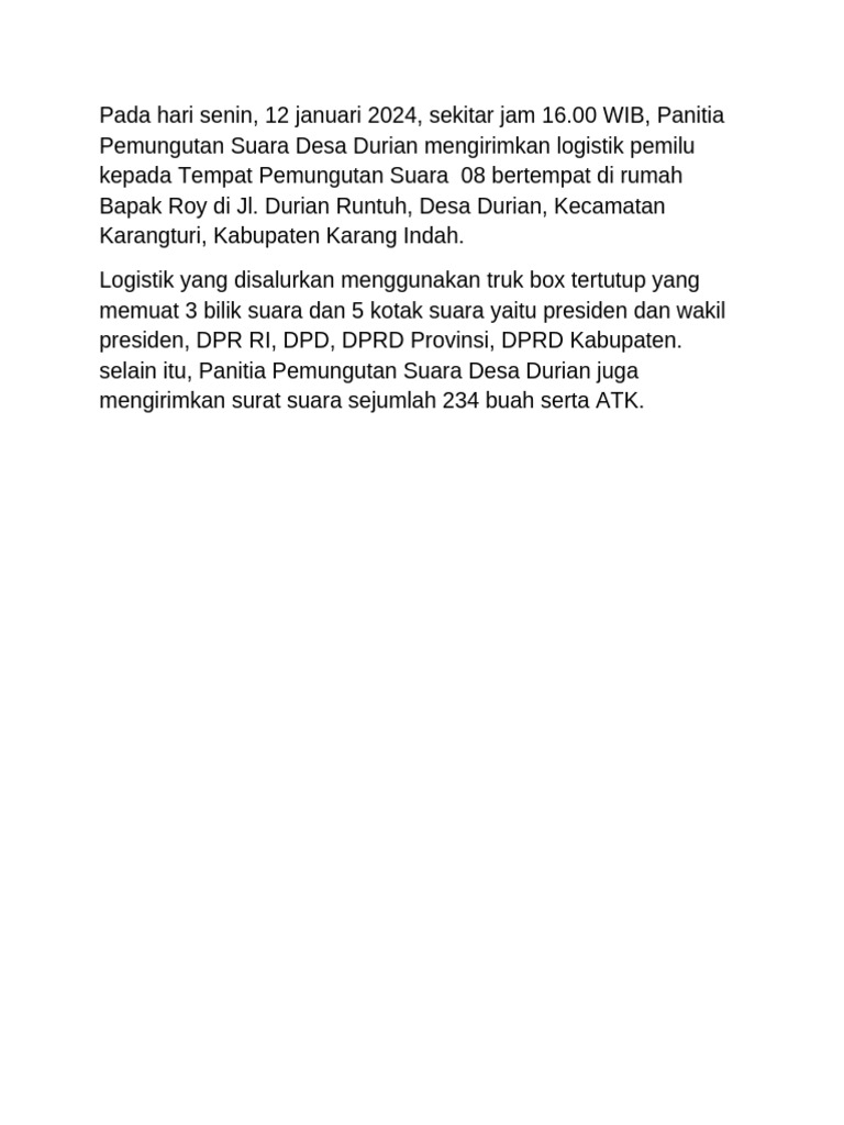 Contoh Kasus Form A | PDF