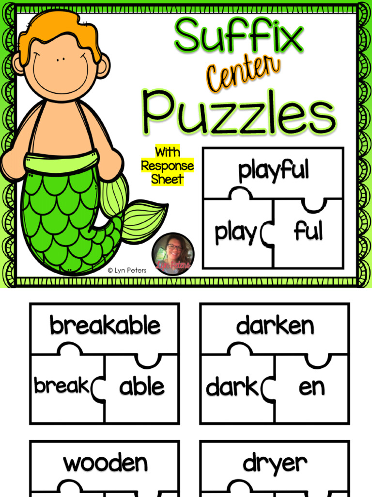 Suffix and Root Word Sorting Activity | PDF