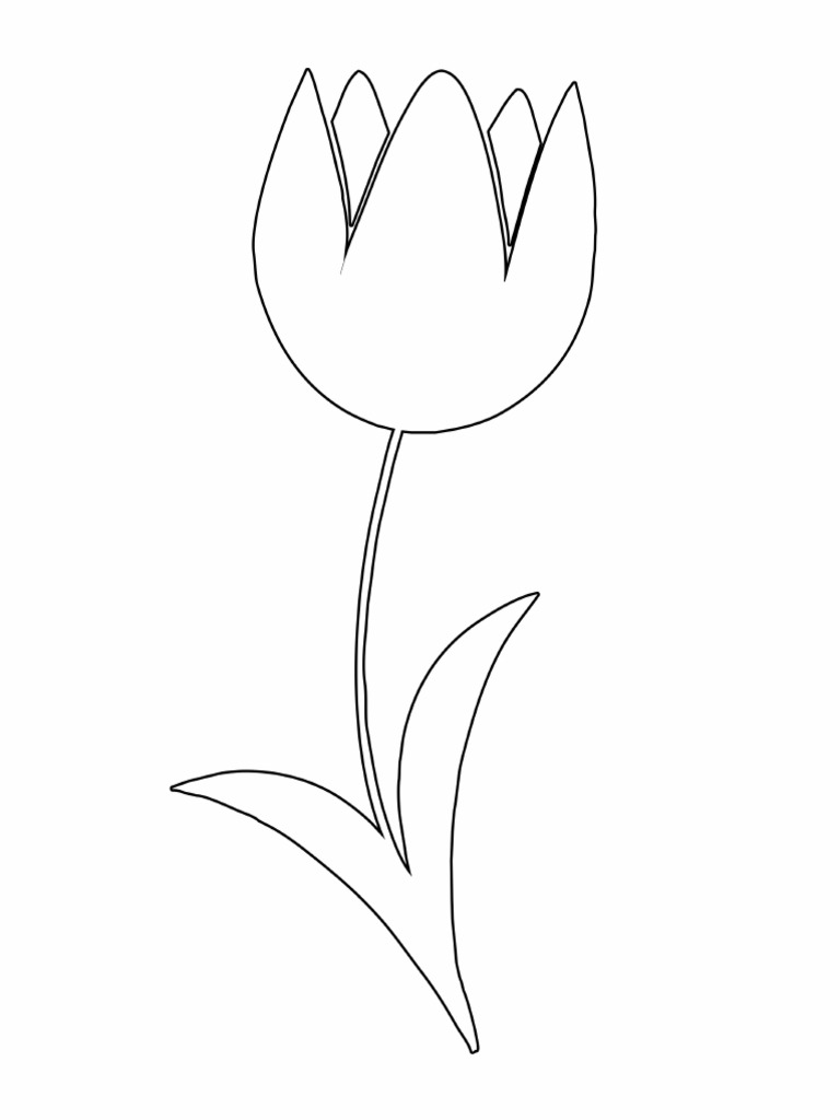 Printable Flower Template | PDF