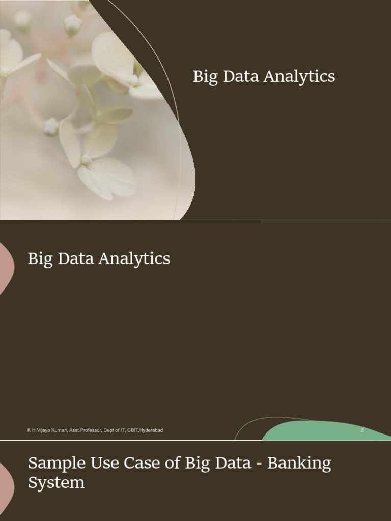 1_BDA_Unit1_ppt1 | PDF | Apache Hadoop | Analytics
