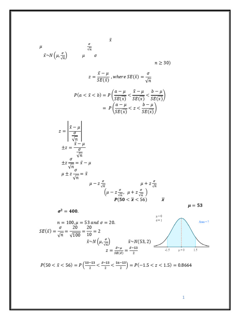 BCS301 Module 4 | PDF | Normal Distribution | Standard Deviation