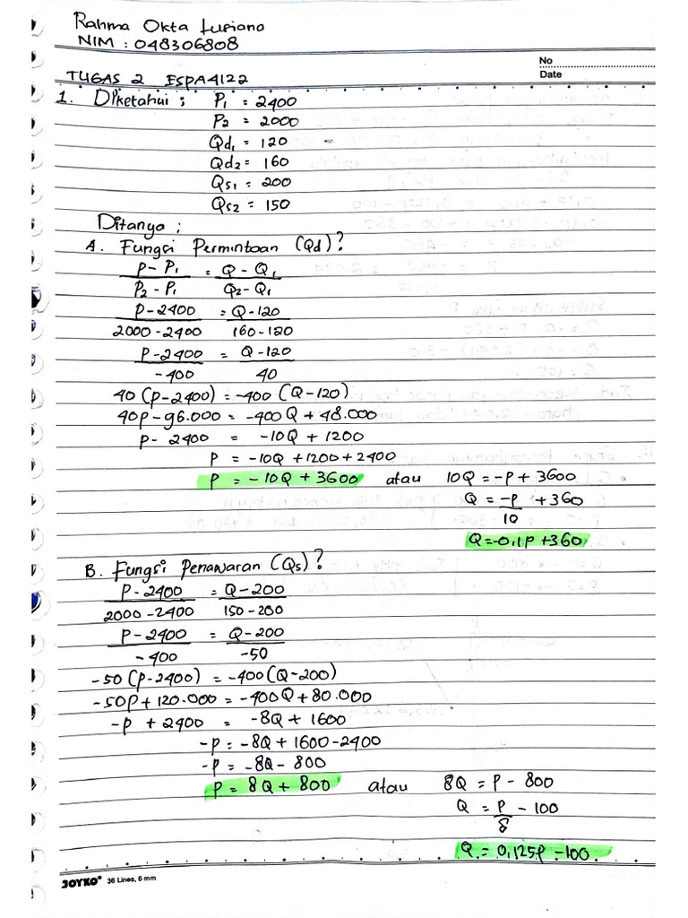 TUGAS 2 MTK Eko | PDF