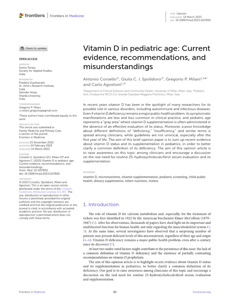 Vitamin_D_in_pediatric_age_Current_evidence_recomm | PDF | Vitamin D ...