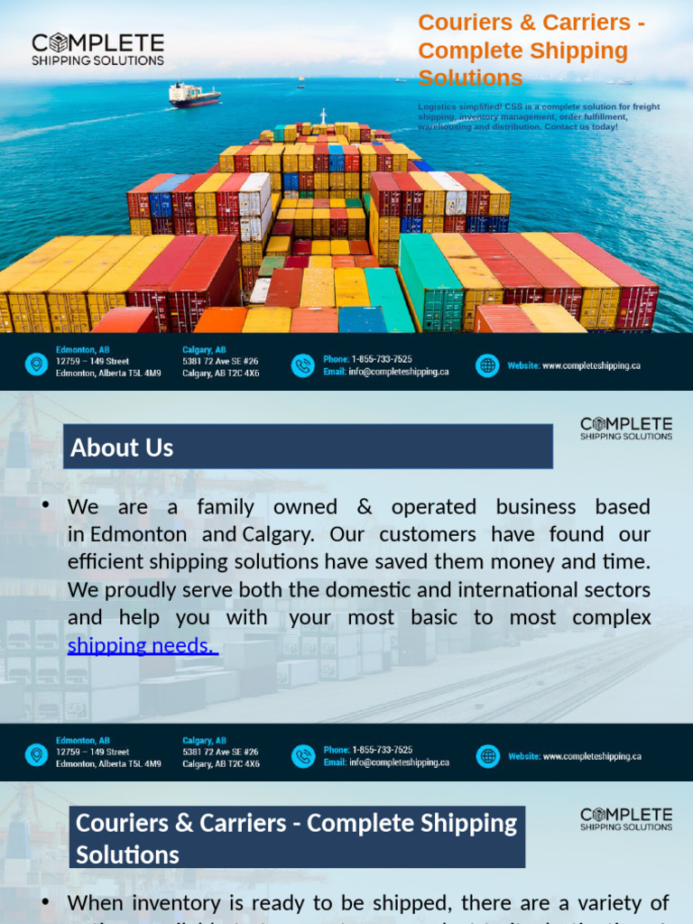 Couriers-and-Carriers---Com.9633210 | PDF | Logistics | Freight Transport