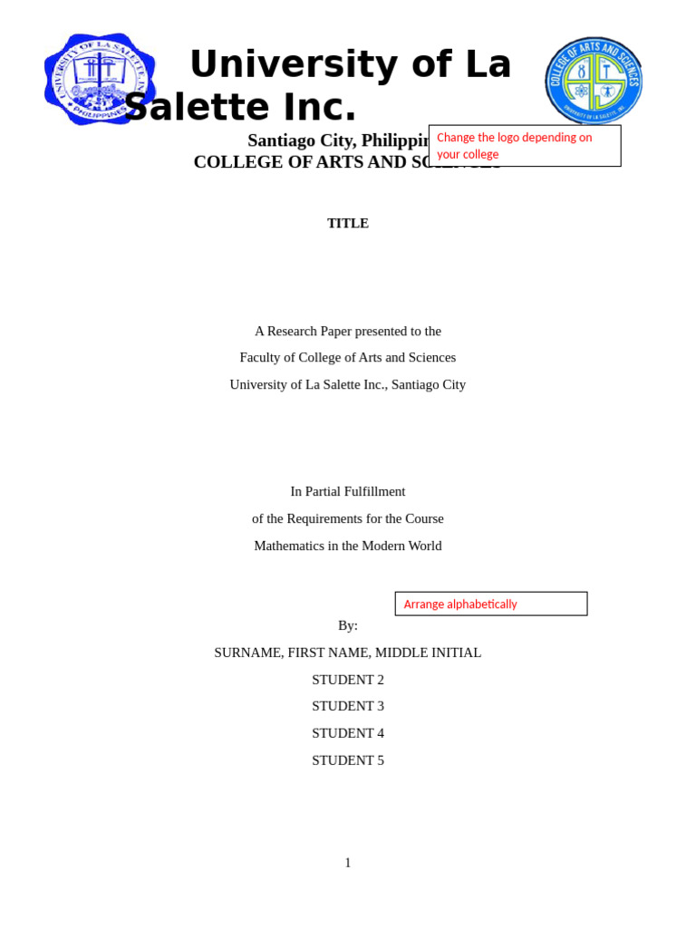 Project Template MMW Mini Survey | PDF