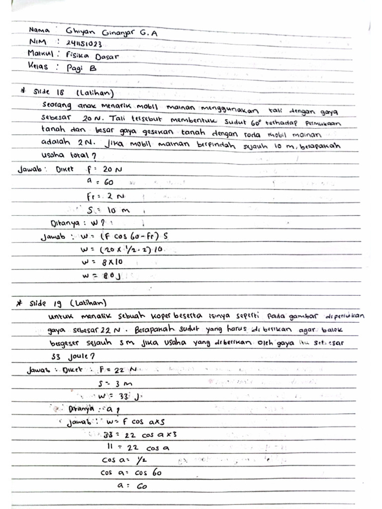 Fisika Ghiyan Ginanjar G.A | PDF