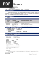G. Ananthan's Professional Resume | PDF | Career & Growth | Wellness