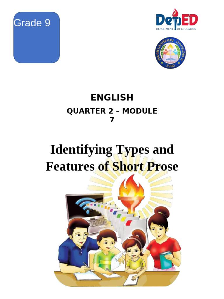 English 9 Quarter 2 Module 7 Week 7 | PDF | Poetry