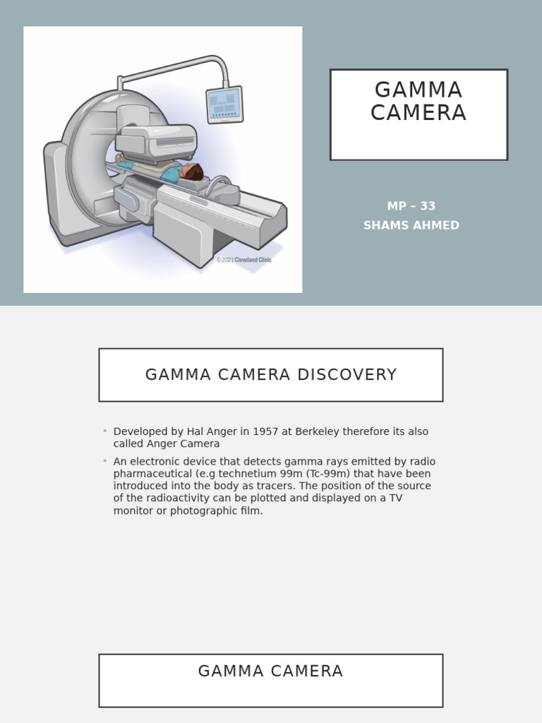 Gamma Camera Technology Overview | PDF | Vacuum Tube | Gamma Ray
