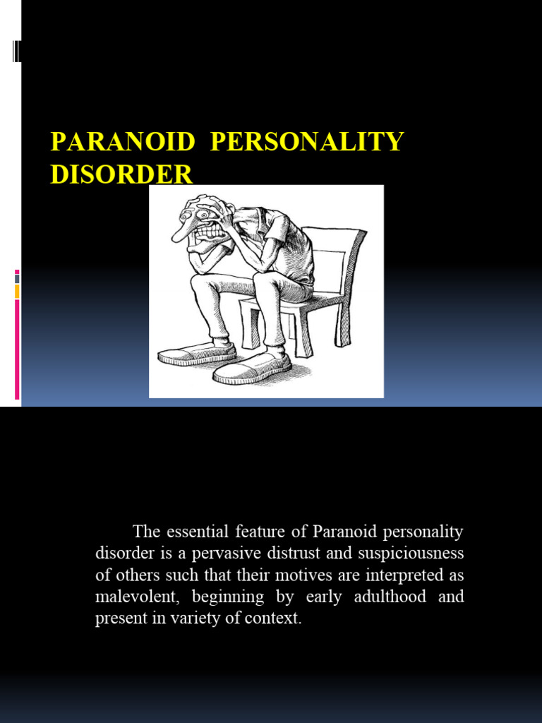 Paranoid Personality Disorder | PDF | Mental Disorder | Paranoia