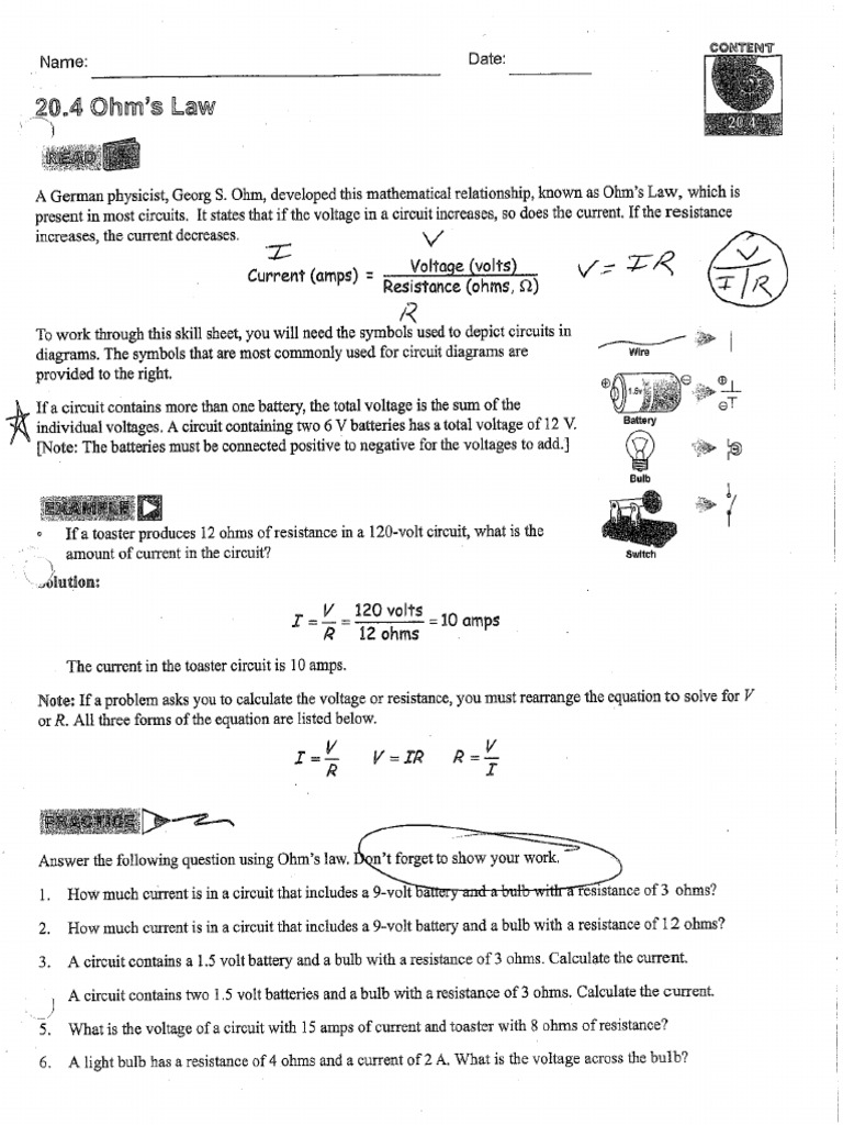 Ohms Law 1 | PDF