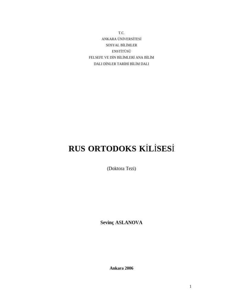 Rus Ortodoks | PDF
